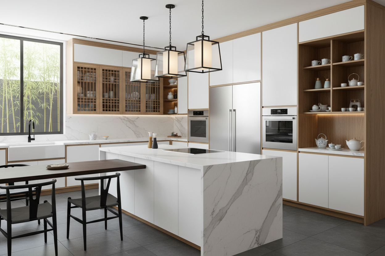 Chinese Kitchen Design Ideas for Modern Homes | GoldenHome Custom Kitchens