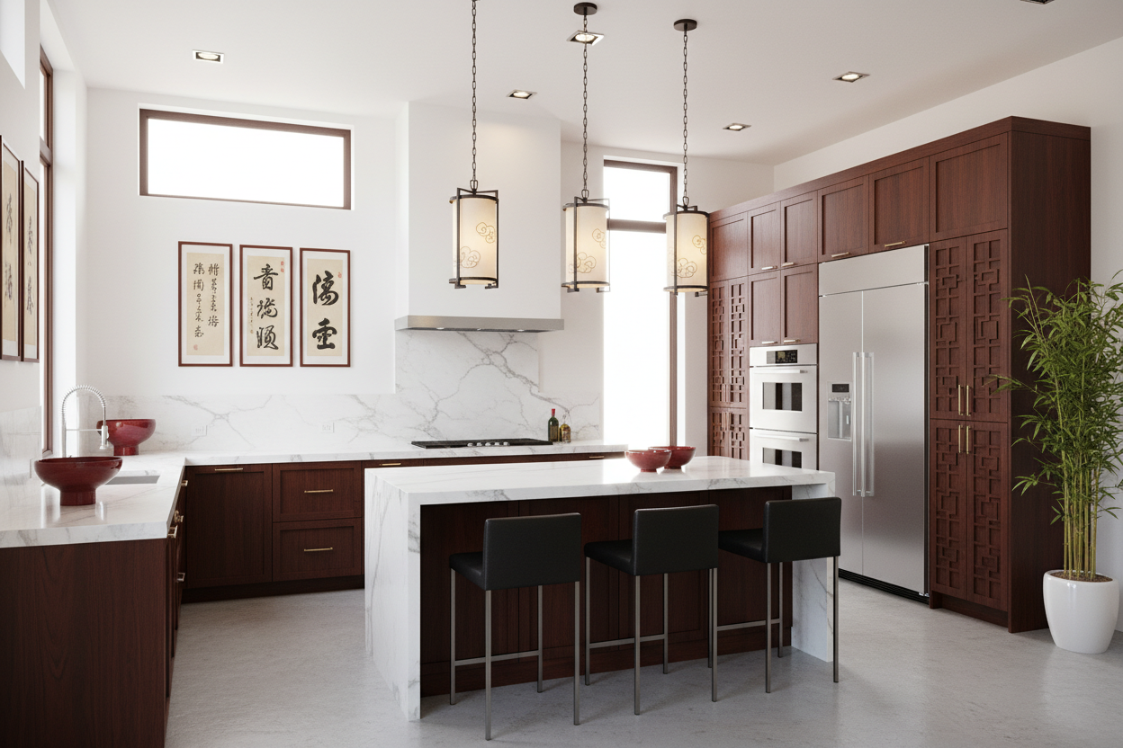 Chinese Kitchen Design Trends for Modern Homes | GoldenHome Custom ...